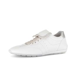 Sneaker Gabor "Sneaker low", Damen, Gr. 35,5, creme, Schuhe Sneaker
