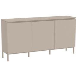 Hom&acute;in Hom`in Sideboard, Kaschmir, Metall, Holzwerkstoff, 3 F&auml;cher, 150x77x35 cm, Bsci, Typenauswahl, Beim&ouml;bel erh&auml;ltlich, stehend, Wohnzimmer, Kommoden & Sideboards, Sideboards