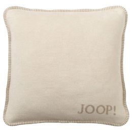 JOOP! Kissenbezug UNI Doubleface, Natur, Sand, Textil, Uni, 50x50 cm, Oeko-Tex&reg; Standard 100, b&uuml;gelfrei, hochwertige Qualit&auml;t, Wohntextilien, Bez&uuml;ge, Kissenbez&uuml;ge