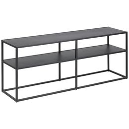Mid.you Tv-Element, Schwarz, Metall, 120x46x30 cm, Kleinm&ouml;bel