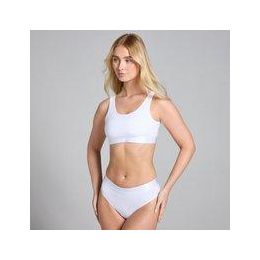 MP Damen Bikinislip mit mittelhohem Bund (3er-Packung) &ndash; Wei&szlig; - L