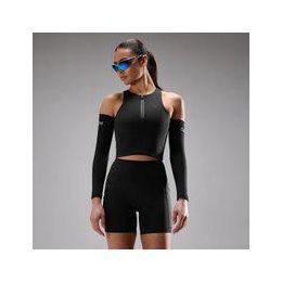 Myprotein MP Damen Velocity Ultra Zip Front Race Top - Schwarz - XXL