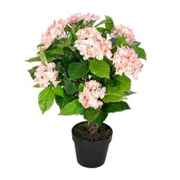 Homescapes KUNSTBLUME Hortensien rosa, 70 cm