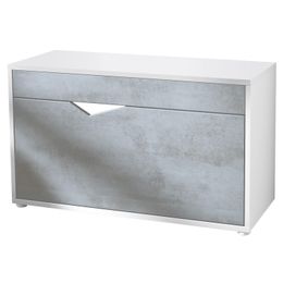 Vladon SCHUHSCHRANK Kolmio Beton Oxid Optik