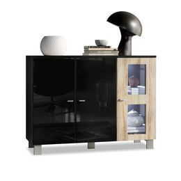 Vladon SIDEBOARD Denjo T&uuml;r in Eiche s&auml;gerau