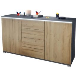 Vladon SIDEBOARD Faro Eiche Natur