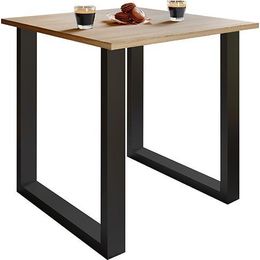 Esstisch Xona Schwarz/Sonoma Eiche
