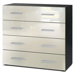 Vladon KOMMODE Pavos Creme Hochglanz