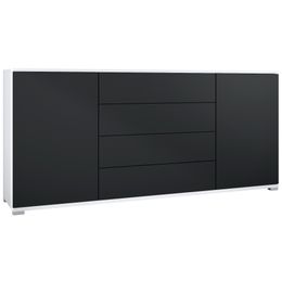 Vladon SIDEBOARD Santo Schwarz matt