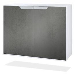 Vladon KOMMODE Sylt Beton Dunkel Optik