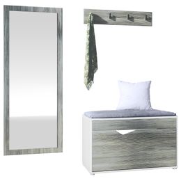 Vladon GARDEROBE Hanko Avola-Anthrazit