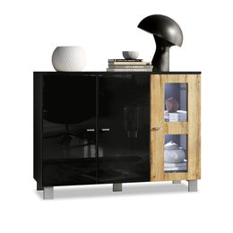 Vladon SIDEBOARD Denjo T&uuml;r in Eiche Natur