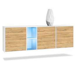 Vladon SIDEBOARD Cuba T&uuml;ren in Eiche Natur