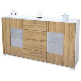 Vladon SIDEBOARD Gr&ouml;mitz Eiche Natur