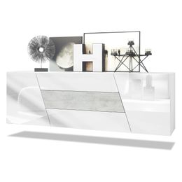Vladon SIDEBOARD Houston Beton Oxid Optik