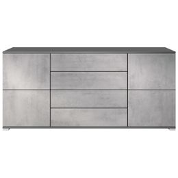 Vladon SIDEBOARD Rova Beton Oxid Optik