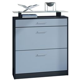 Vladon SCHUHSCHRANK Loret Front in Denim