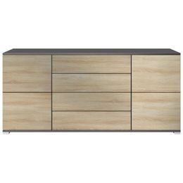 Vladon SIDEBOARD Rova Eiche s&auml;gerau