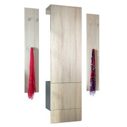 Vladon GARDEROBE Hollywood Eiche s&auml;gerau