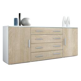 Vladon SIDEBOARD Verona Eiche s&auml;gerau