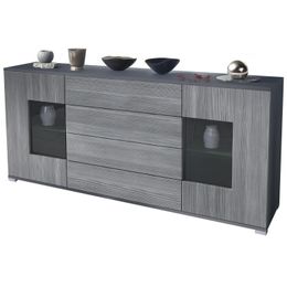 Vladon SIDEBOARD Gr&ouml;mitz Avola-Anthrazit