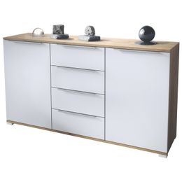 Vladon SIDEBOARD Linio Wei&szlig; matt