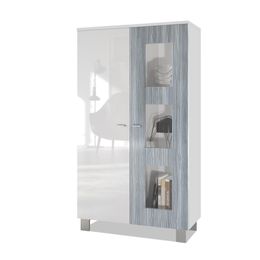 Vladon VITRINE Denjo T&uuml;r in Avola-Anthrazit