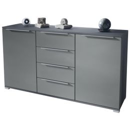 Vladon SIDEBOARD Linio Graphit Seidenmatt