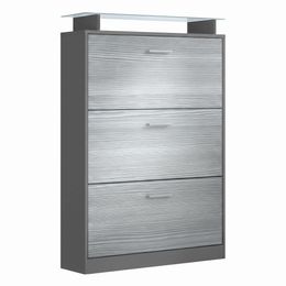 Vladon SCHUHSCHRANK Lavia Front in Avola-Anthrazit