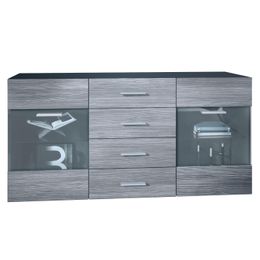 Vladon SIDEBOARD Carlos Avola-Anthrazit