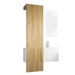 Vladon GARDEROBE Carlton Paneel in Eiche Nature