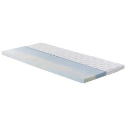 Topper Luxus Gel ca. 90x200 cm Wei&szlig;