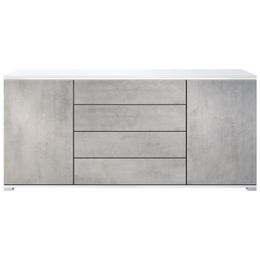 Vladon SIDEBOARD Faro Beton Oxid Optik