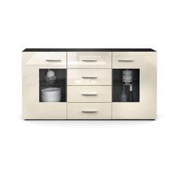 Vladon SIDEBOARD Noah Creme Hochglanz
