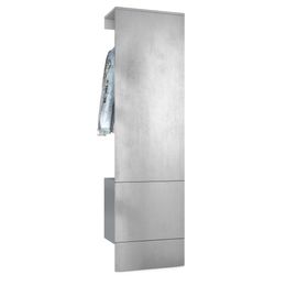 Vladon GARDEROBE Carlton Paneel in Beton Oxid Optik