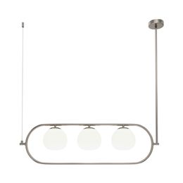 Maytoni Pendelleuchte Erich Wei&szlig;/Nickelfarben max.40 Watt