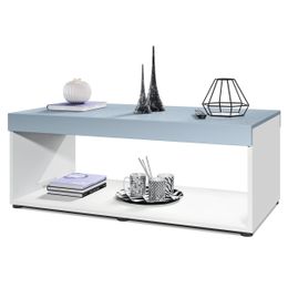 Vladon COUCHTISCH Pure Tischplatte und Blenden in Denim matt