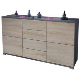 Vladon SIDEBOARD Rova Eiche s&auml;gerau