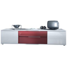 Vladon LOWBOARD Linio Bordeaux Hochglanz