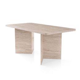 ESSTISCH mit rechteckiger Platte und 2 Beinen L180 cm - LOFT
