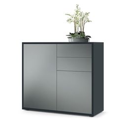 Vladon KOMMODE Ben Front in Graphit Seidenmatt