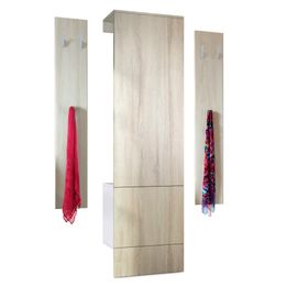 Vladon GARDEROBE Hollywood Eiche s&auml;gerau