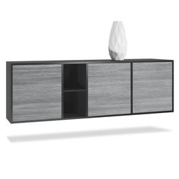 Vladon SIDEBOARD Cuba T&uuml;ren in Avola-Anthrazit