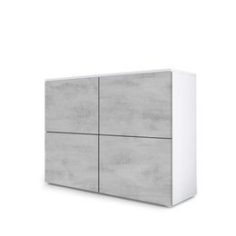 Vladon KOMMODE Rova Beton Oxid Optik / Beton Oxid Optik