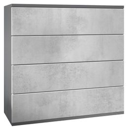 Vladon KOMMODE Pavos Beton Oxid Optik