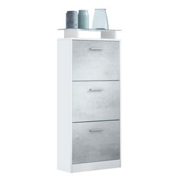 Vladon SCHUHSCHRANK Lavia Front in Beton Oxid Optik
