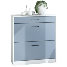 Vladon SCHUHSCHRANK Elvas Front in Denim matt