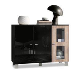 Vladon SIDEBOARD Denjo T&uuml;r in Eiche Nordic