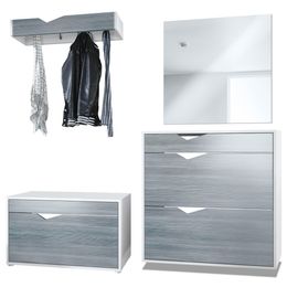 Vladon GARDEROBE Kolmio Fronten in Avola-Anthrazit