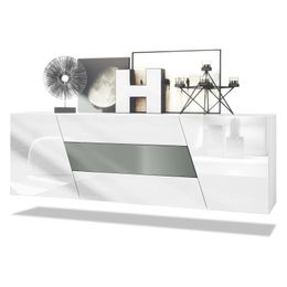 Vladon SIDEBOARD Houston Graphit Seidenmatt